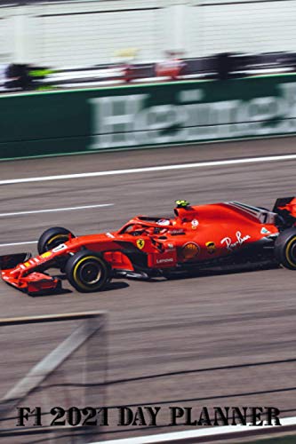 F1 2021 Day Planner: Ferrari Formula 1 Daily Planner Schedule Organizer ...