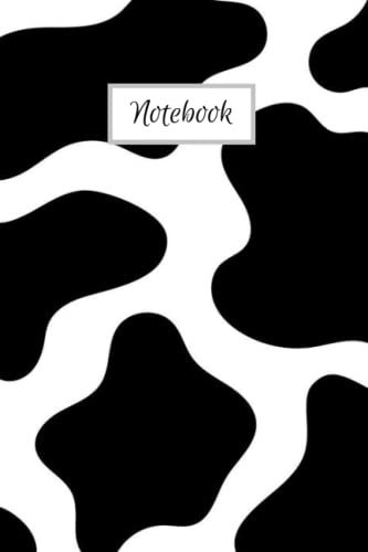 Notebook: Cow Notebook - Journal / Diary - 6" x 9” - 120 Pages - Lined ...
