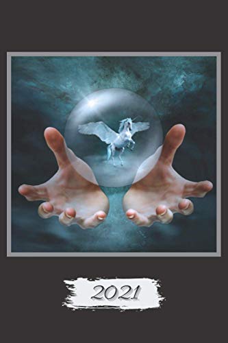 2021 Diary Page A Day: Bubble Unicorn in Hands Theme Print Page A Day ...