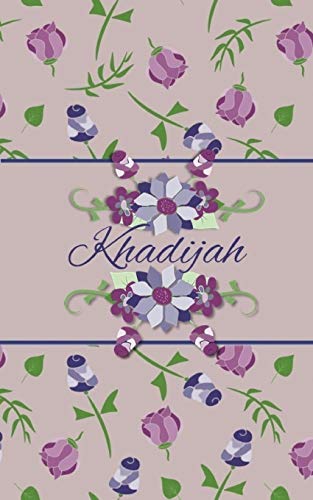 Khadijah: Small Personalized Journal for Women and Girls by Pretty ...