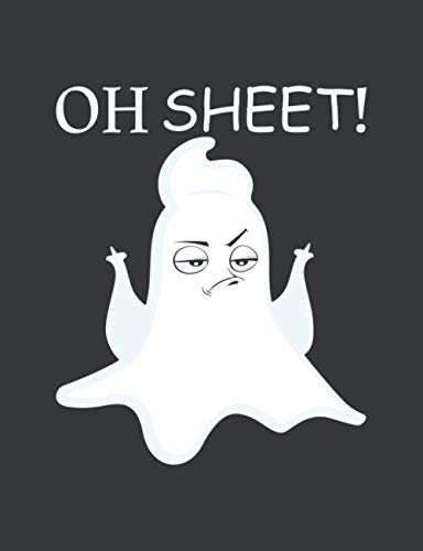 OH SHEET: Halloween Notebook Journal, Perfect gift for Halloween, 100 ...