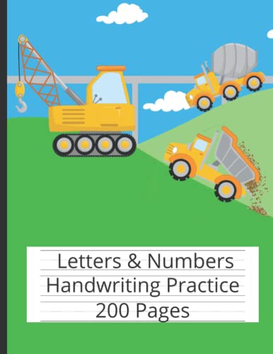 Letters and Numbers Handwriting Practice: 200 Pages by Elizabeth ...