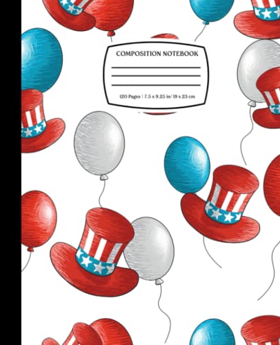 4Th Of July Usa Independence Day: Veteran Composition Notebook/ Journal ...