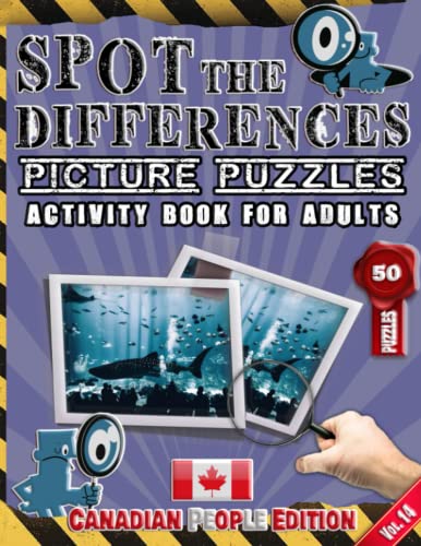 Spot the Differences : Picture Puzzles - Activity Book for Adults ...