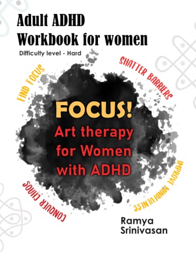Adult ADHD Workbook for Women: Art therapy for Women with ADHD | Improve Focus and Mindfulness ...