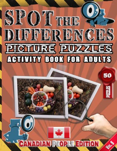 Spot the Differences : Picture Puzzles - Activity Book for Adults ...
