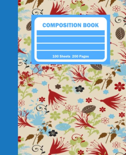 Composition Book: A notebook to jot down all your ideas, take notes at ...