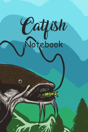 Catfish Notebook: A Gorgeous Catfish Themed Design Lined Journal To ...