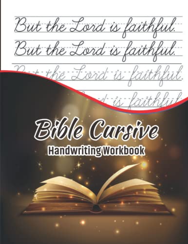Bible Cursive Handwriting Workbook: Learning Cursive Handwriting ...