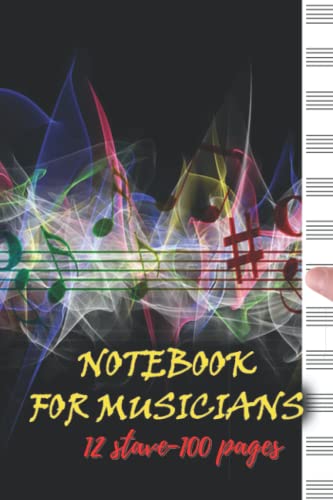 【Music Writing Pad】: Blank Sheet Music Notebook, Notebook for Musicians ...