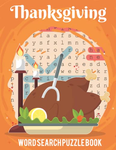 Thanksgiving Word Search Puzzle Book: Fall Holidays Word Finder Book ...