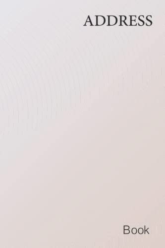 Address Book: Address Book: Address Book With Alphabetical Tabs ...