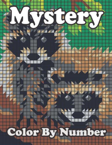 Mindware Color by Number Mystery Mosaics: Pixel Art For Adults and Kids ...