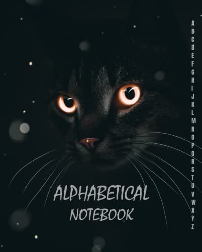 Alphabetical Notebook: Notebook with Alphabetical Tabs, Lined-Journal ...