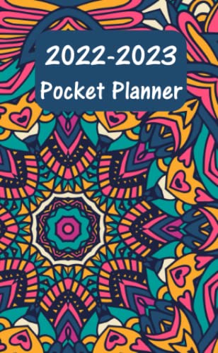 2022-2023 Calendar Pocket Planner: Mandala Monthly Planner for 2 Year ...