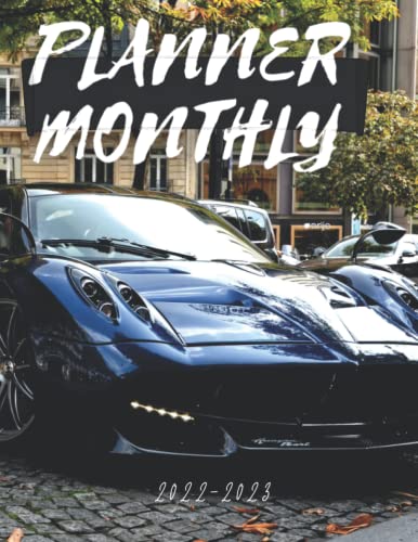 2022-2023 Monthly Planner: Car In Cover | Racing car | Sports cars ...