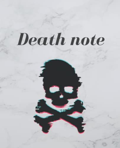 Death Note: Diary with Rules and Cream - 7.5 x 9.25 in- 120 Pages ...