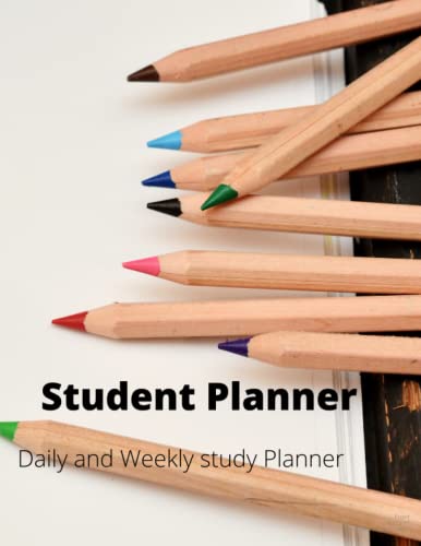 Student Planner: Planner With Weekly & Monthly Spreads, Habit Tracker ...