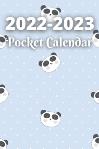 Pocket Calendar 2022-2023 for Purse: Bear Theme , 2 Year Pocket ...