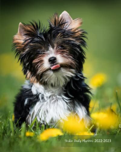 Yorkie Daily Planner 2022-2023: Daily, Weekly and Monthly Planner ...