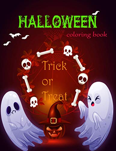 Halloween Coloring Book trick or treat: Over 50 Activity & Coloring ...