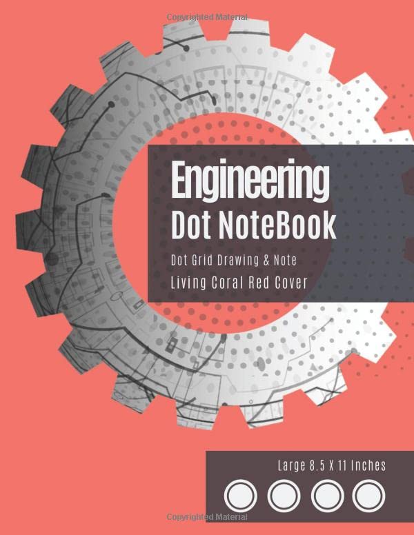 Engineering Notebook Dot: Bullet Dot Grid Notebook - Dotted Graph ...