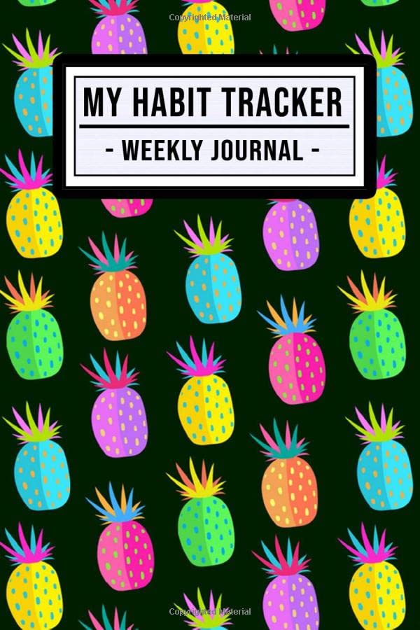 My Habit Tracker: Weekly Habit Tracker / Journal | Pineapple Design ...
