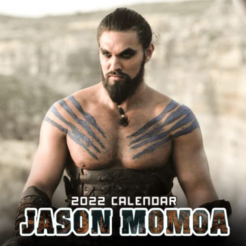 Jason Momoa 2022 Calendar: Squared Monthly Calendar Mini Planner 12 ...