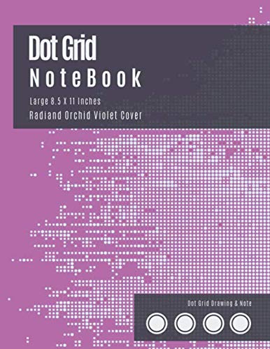 Notebook Grid 8.5 X 11: Bullet Dot Grid Notebook - Dot Matrix Journal ...