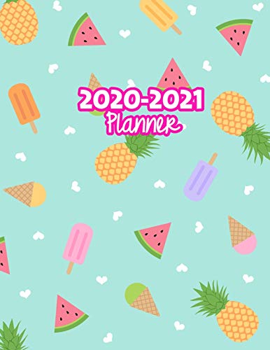 2020-2021 Planner: Two Year Calendar Organizer and Goal Journal ...