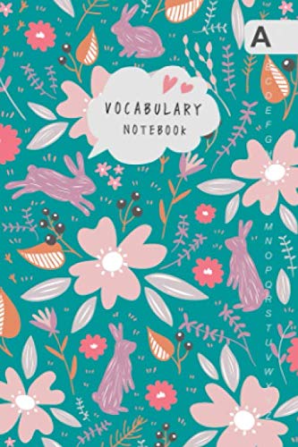 Vocabulary Notebook: 4x6 Notebook 2 Columns Mini | A-Z Alphabetical ...
