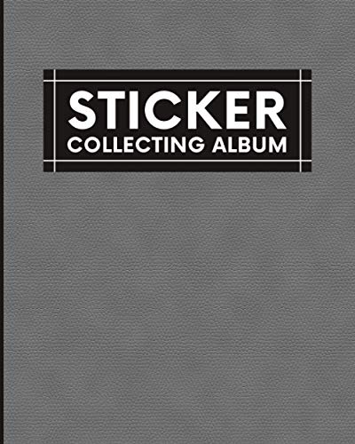Sticker Collecting Album: Blank Notebook For Storing Your Sticker ...