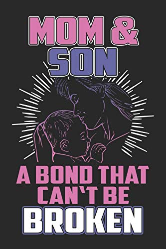 Mom & Son: Mom Mother Notebook Blank Line Family Journal Lined with ...