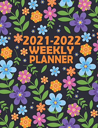2021-2022 Weekly Planner: 2 Year Weekly Planner for Women & girl ...
