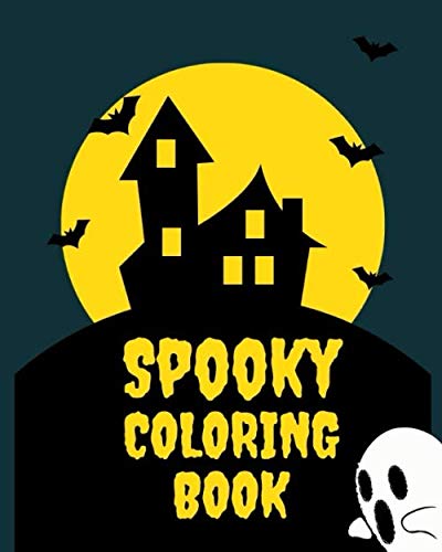 Spooky Coloring Book: Children Halloween Coloring Workbooks for Kids ...