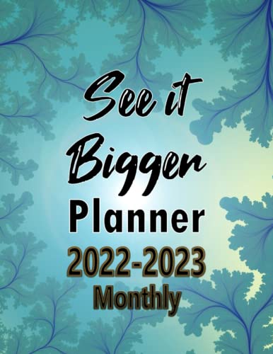 See It Bigger Planner 2022-2023 Monthly: Large 2 Year Calendar 2022 ...