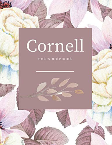 Cornell Notes Notebook 8.5" x 11", paper note-taking system lined 100 ...