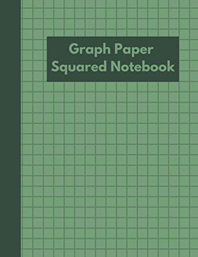 Graph Paper Squared Notebook: 1/2 inch Quad Ruled Composition Notebook ...