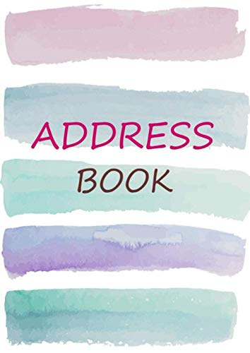 Address book: Art style design [ keep organised Name, Address, Phone ...