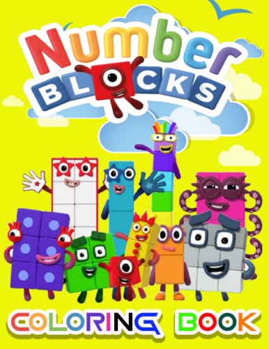 Numberblocks coloring book: Numberblocks - High Quality, Fun, Easy and ...