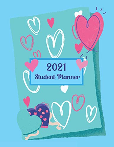 Sweet heart cover planner for student: 2021 student planner & record ...