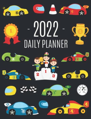 Race Car Planner 2022: For All Your Weekly Appointments! | 12 Months ...