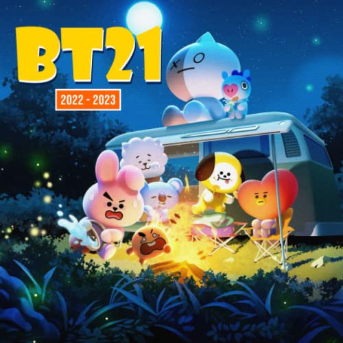 BT21 2022 Calendar: Cute Mini Planner Jan 2022 to Dec 2022 PLUS 6 Extra Months of 2023, Photos ...