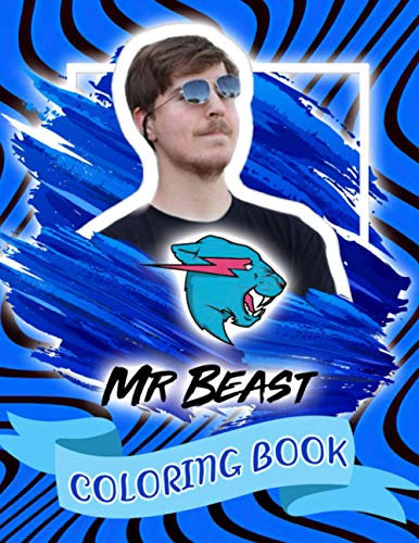 Mr.Beast Coloring Book: Awesome Coloring Book For Kids And Adults With ...