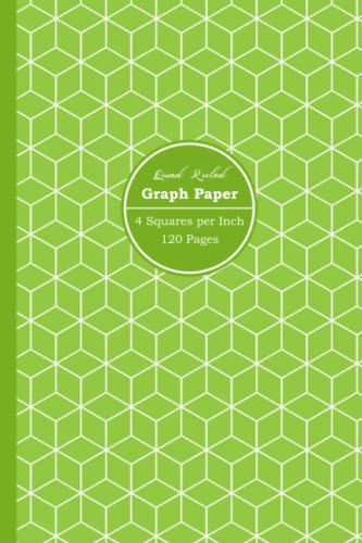 Quad Ruled Graph Paper: 4 Squares per Inch 120 Pages by Josephine ...