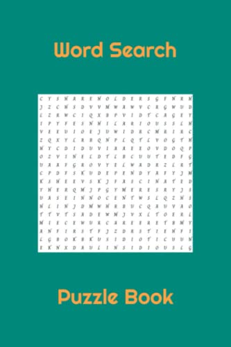 Word Search Puzzle Book: Find the Word Puzzle Book - Word Find & Word ...