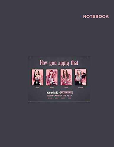 Kpop Blackpink notebook: Lined Journal/Notebook/Composition, 110 Pages ...