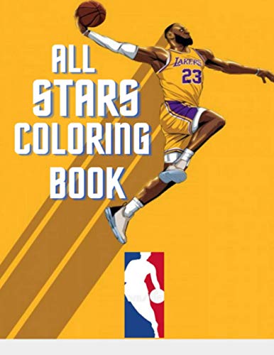 ALL STARS COLORING BOOK: Super book containing all stars ( Jordon) and ...