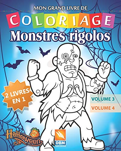 Monstres Rigolos – 2 livres en 1 – Volume 3 + Volume 4: Livre de ...