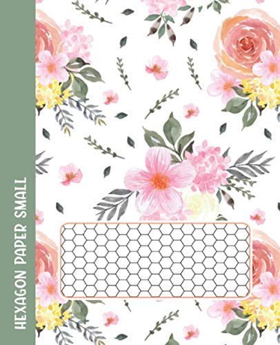 Hexagonal Paper: Flowers Hexagonal Graph Paper Composition Gift Writing ...